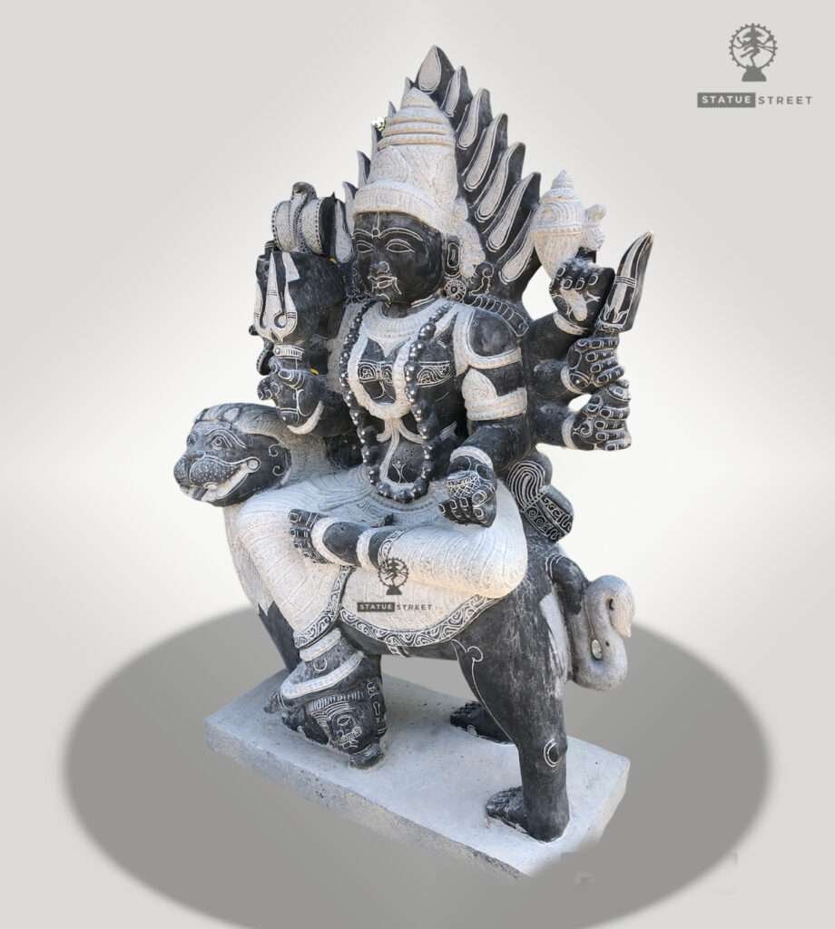 Amman Stone Statue 5ft | Granite Stone - Statuestreet