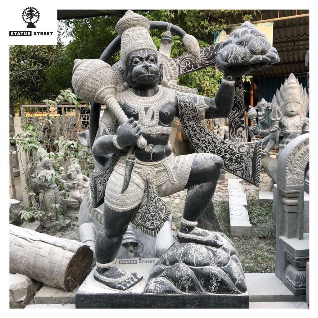 Granite Stone Hanuman 7.5ft - Statuestreet